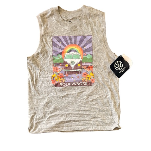 Volkswagen | Tops | Volkswagen Groovy Retro Bus Tank Top | Poshmark
